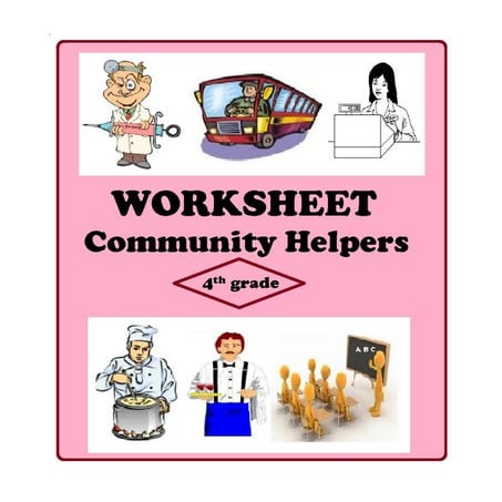 community helper worksheet | PDF