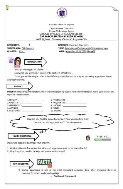 MODULE-1-FOOD-PROCESSING-GRADE-8.pdf | Home Appliances | Home & Garden