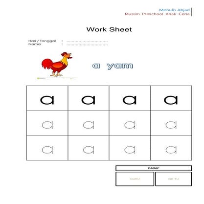 Work sheet 2014 | PDF