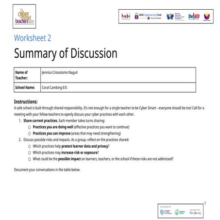 Building a Cyber Smart School: Shared Responsibility for Data Privacy ...