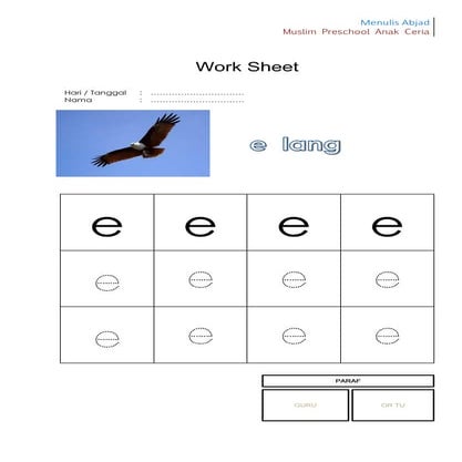 Work sheet e 2014 | PDF