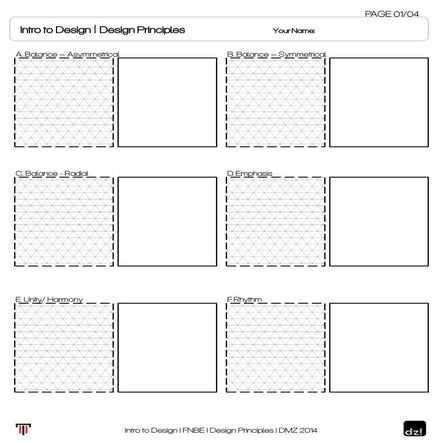 Art Principle Worksheet Thumbnails Free AP Art And Design Timeline