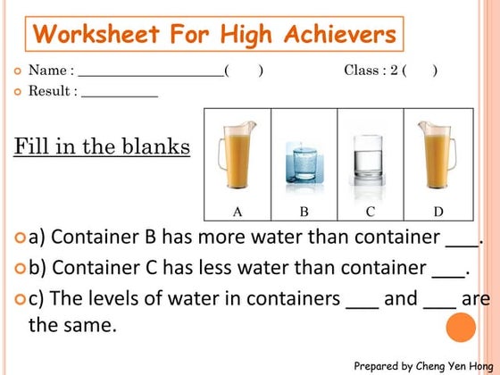 Worksheet For Low Achievers | PPT