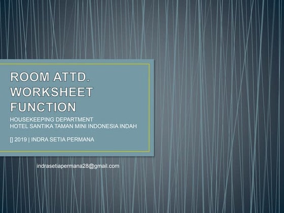 The terms of room status | PPTX | Hotels and Motels | Travel Type