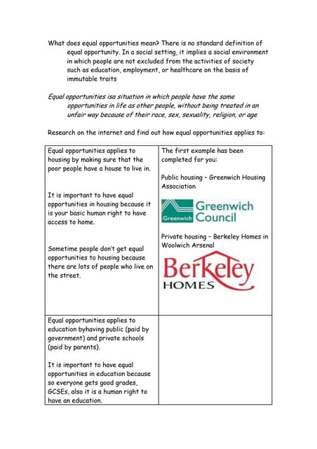 Equity & Equality | PPT