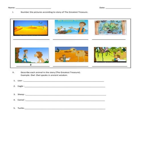 Work sheet module 5 | PDF