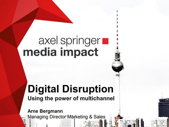Axel Springer - NOAH12 London | PPT