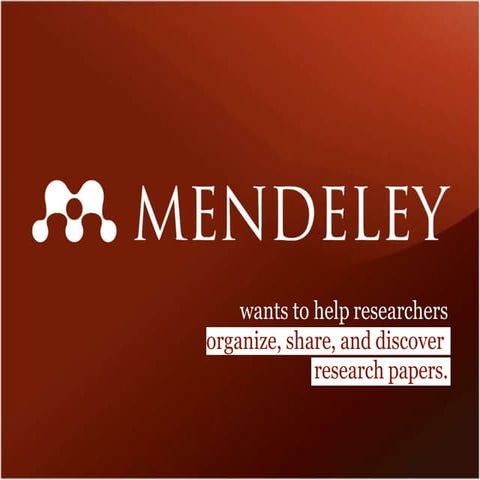 Workshop -Mendeley Reference Management.pptx