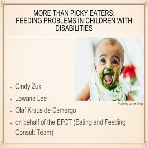 Workshop - more than picky eaters | PDF