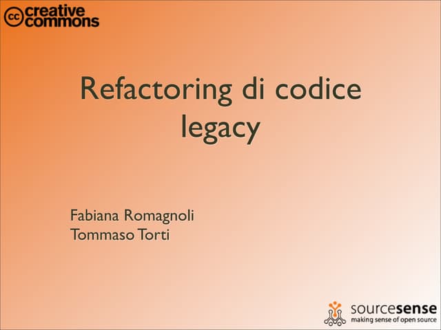Workshop Sul Refactoring Agile Day 2008 Pdf