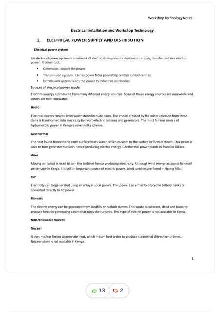 HIGH VOLTAGE DISTRIBUTION SYSTEM(HVDS). | DOCX