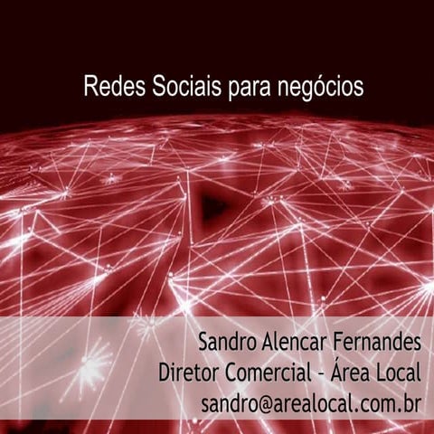 Redes sociais para negócios | PPTX