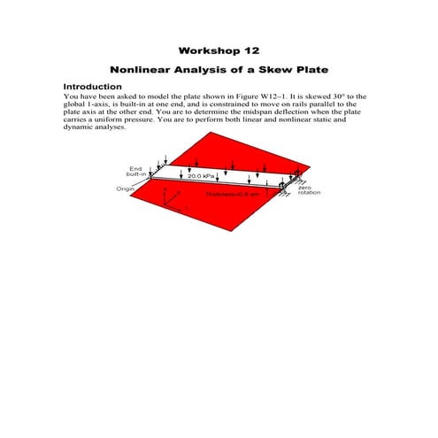Workshop12 skewplate | PDF