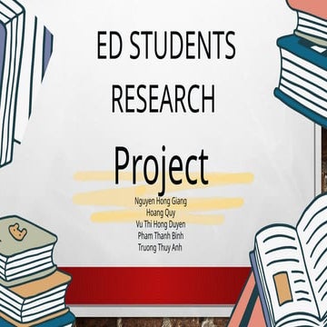 Research topics, questions, methods, samples | PPT