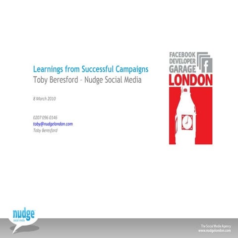 Learnings From Successful Facebook Social Campaigns - Nudge - Social ...