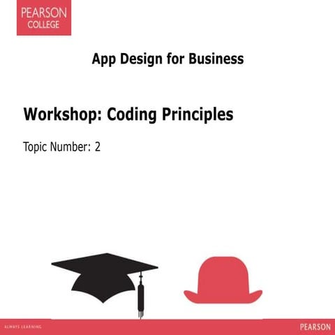 Workshop 2 coding_principles | PPT