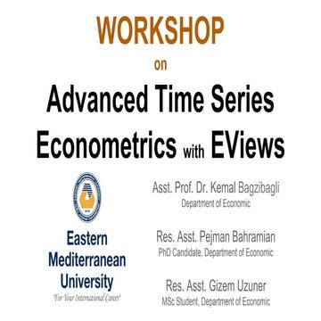 Practical Examples using Eviews.ppt