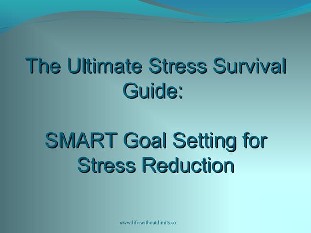 Self management ppt | PPTX