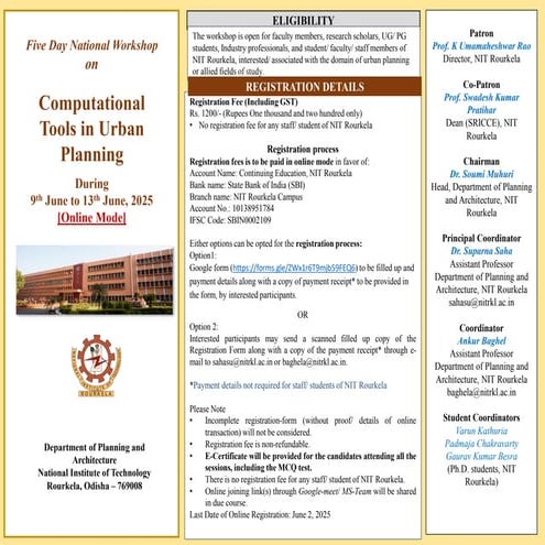 Workshop Brochure for event in a place far far awey | PPT