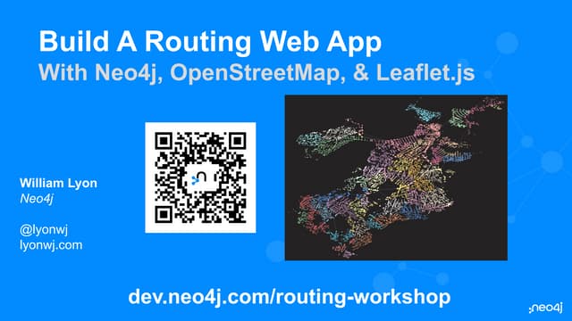 Training Series Build A Routing Web Application With Openstreetmap Neo4j And Leafletjs
