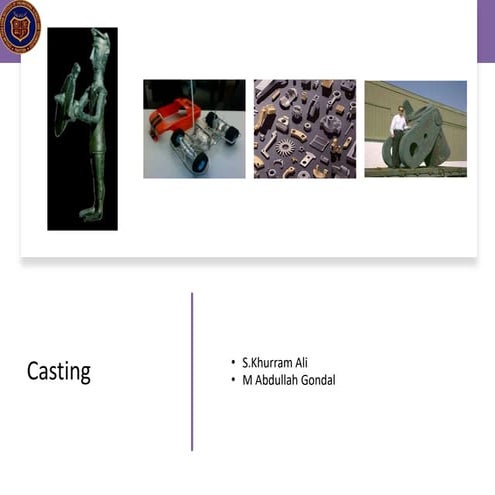 Workshop on casting technologies k .pptx