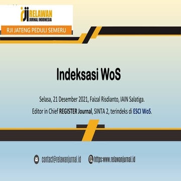 Mengenal esci wos dan best practice mudah terindeks | PPTX