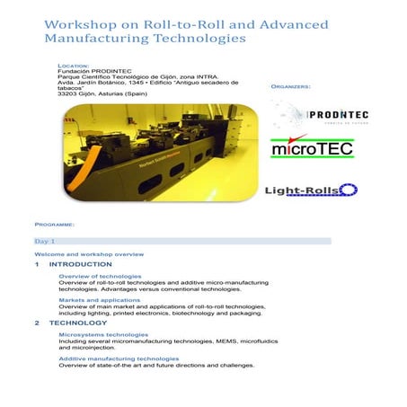 Roll-to-Roll fabrication | PPTX