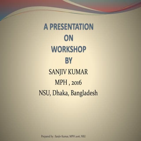 Workshop method | PPTX