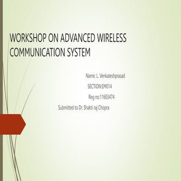 WORKSHOP ON ADVANCED WIRELESS COMMUNICATION SYSTEM.pptx
