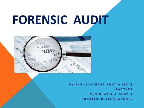 Presentation on fraud prevention, detection & control | PPT