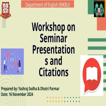 Workshop on Seminar Presentations and Citations.pptx