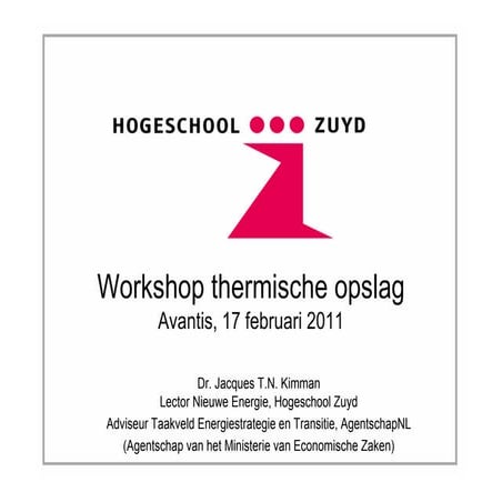 Workshop pcm 17022011 | PDF