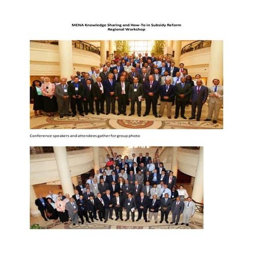 World Bank Regional Workshop Photo Summary | DOCX