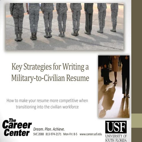 Key Strategies for Writing a Military-to-Civilian Resume | PPTX