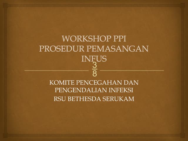 Prosedur Pemasangan Infus.pptx