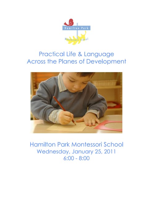 Montessori education in practical life | PPTX | Daycare and Pre-School ...