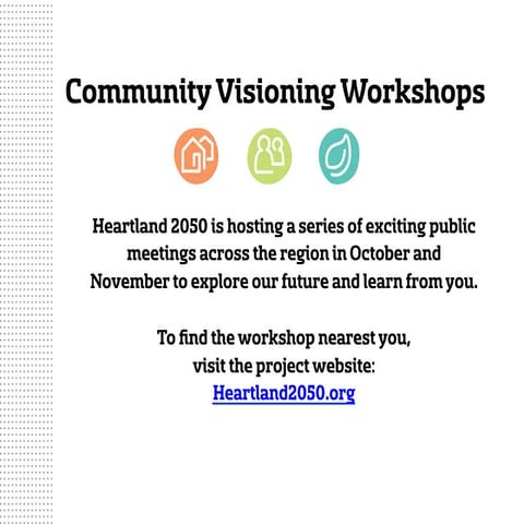 Community Visioning Workshop Preview | PPT