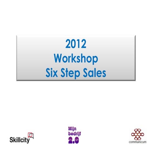 Workshop Six Step Sales | PDF