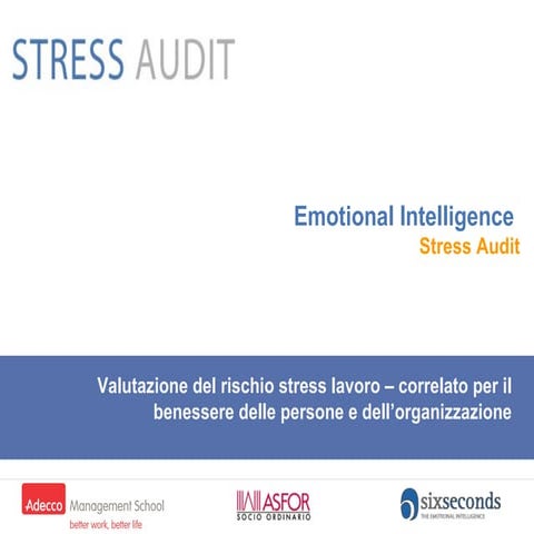 Workshop Stress Audit | PPT | Business | Business and Finance