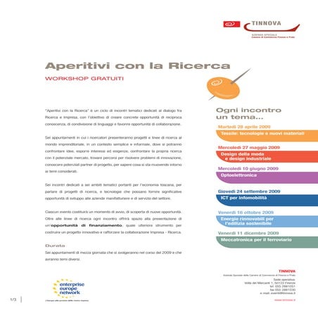 Programma Workshop Ricerca Tessile | PDF | Chemistry | Science