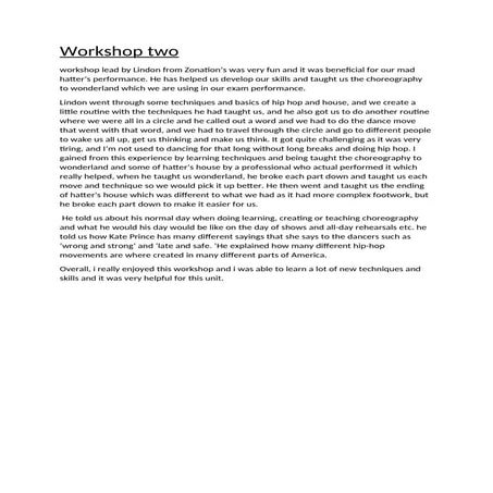 Workshop two Lindon.docxxxxxxxxxxxxxxxxx | DOCX