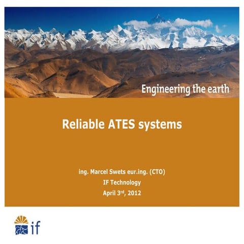 Workshop wko if technology marcel swets reliable ates systems @ green ...