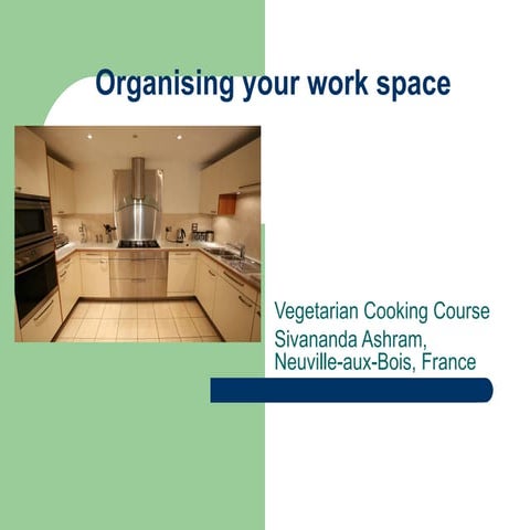 Organising your Work space | PPT