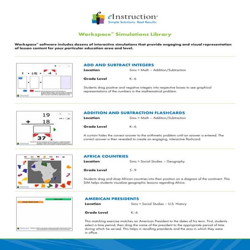 Workspace sims icon_library | PDF