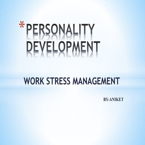 Work stress | PPTX
