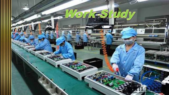 HISTORY & DEVELOPMENT OF WORK STUDY | PPTX