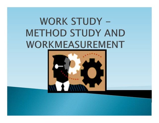 Work measurement | PDF