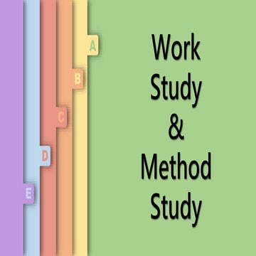 Work Study and Method Study Presentation.pptx