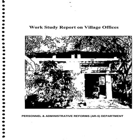 Work study report on village offices Kerala | PDF
