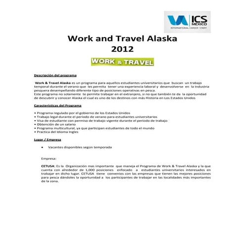 Work and Travel | PPT